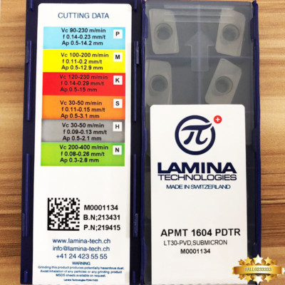 Carbide Inserts - Apkt 1604