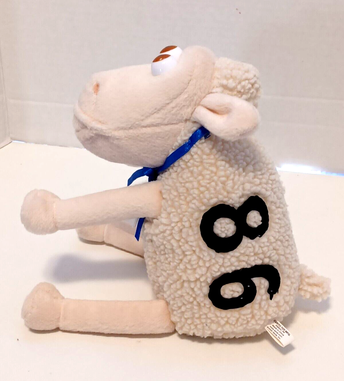 Vintage Serta Sheep Sitting Sand Filled 2000 No.86 Curto Toy VGC Brown ...