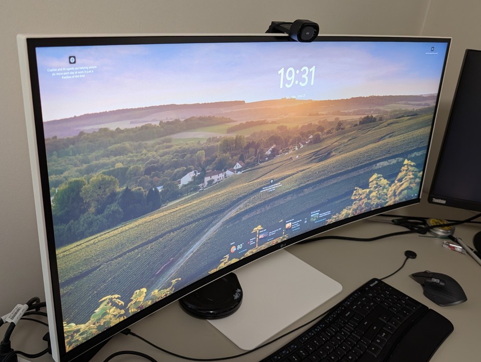 LG 38" UltraWide (38WR85QC-W) Curved Monitor with WQHD Nano IPS Display ...