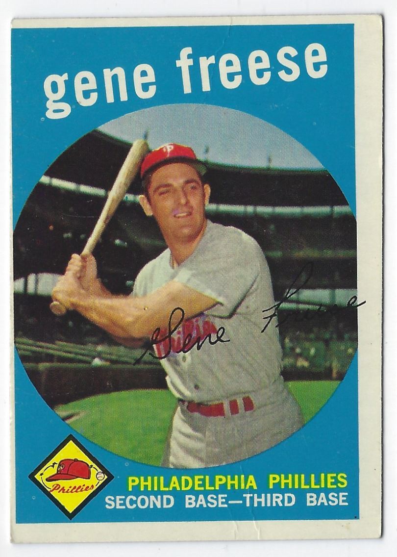 1959 Topps Gene Freese``` Philadelphia Phillies #472 | eBay