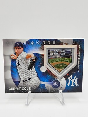 2024 Topps Series 1 Sweet Home Stadium Medallion Gerrit Cole Yankees ...