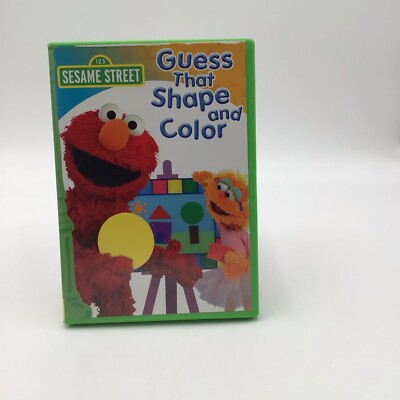 Sesame Street - Guess That Shape and Color (DVD, 2006) Rare Vintage ...