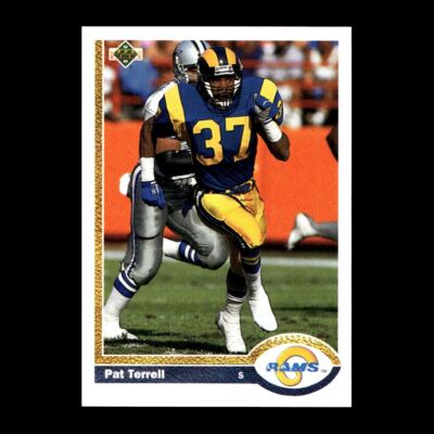 Pat Terrell 1991 Upper Deck Los Angeles Rams #53 R324H 40 | eBay