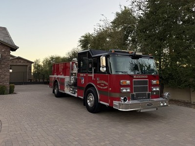 PIERCE SABER Fire Truck Detroit Turbo Diesel Allison Trans FLEET ...