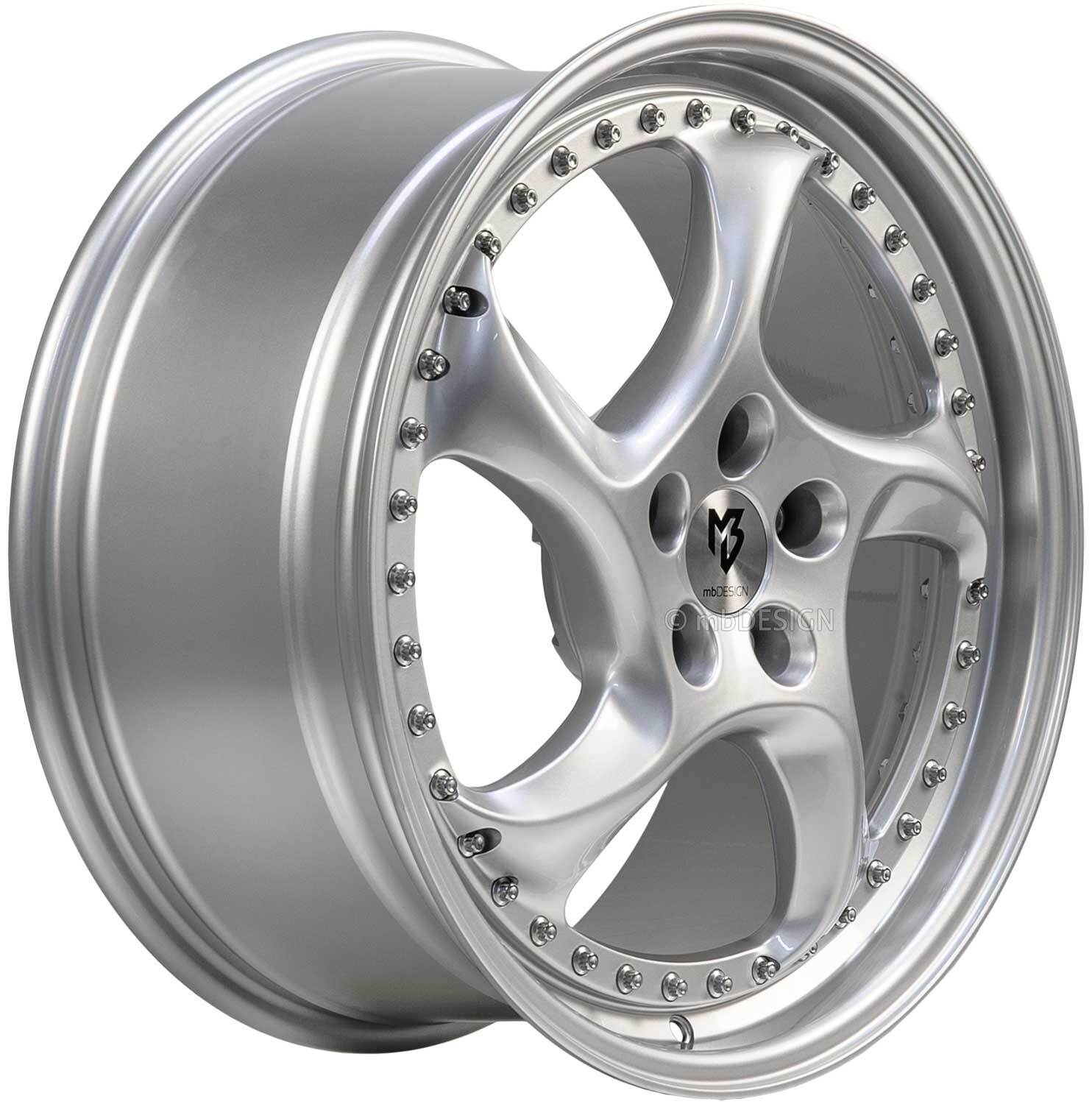 Mb Design Turbo S Alloy Wheels 4x 9 0jx19 Et42 5x112 Sil Fits Mini