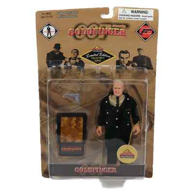 James Bond Goldfinger Limited Edition Auric Goldfinger Action Figure No ...