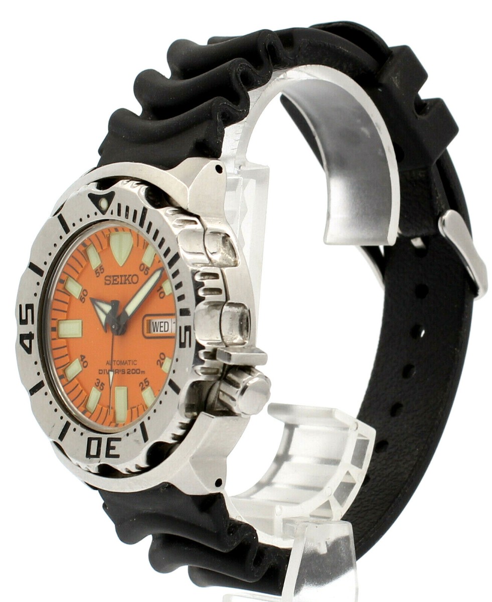 SEIKO Orange Monster Diver's 200M Automatic 43mm Men's Watch SEIKO Orange Monster Diver's 200M Automatic 43mm Men's Watch