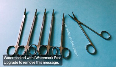 Metzenbaum (Lahey) Curved Delicate Scissors set of 6 Stainless Steel ...