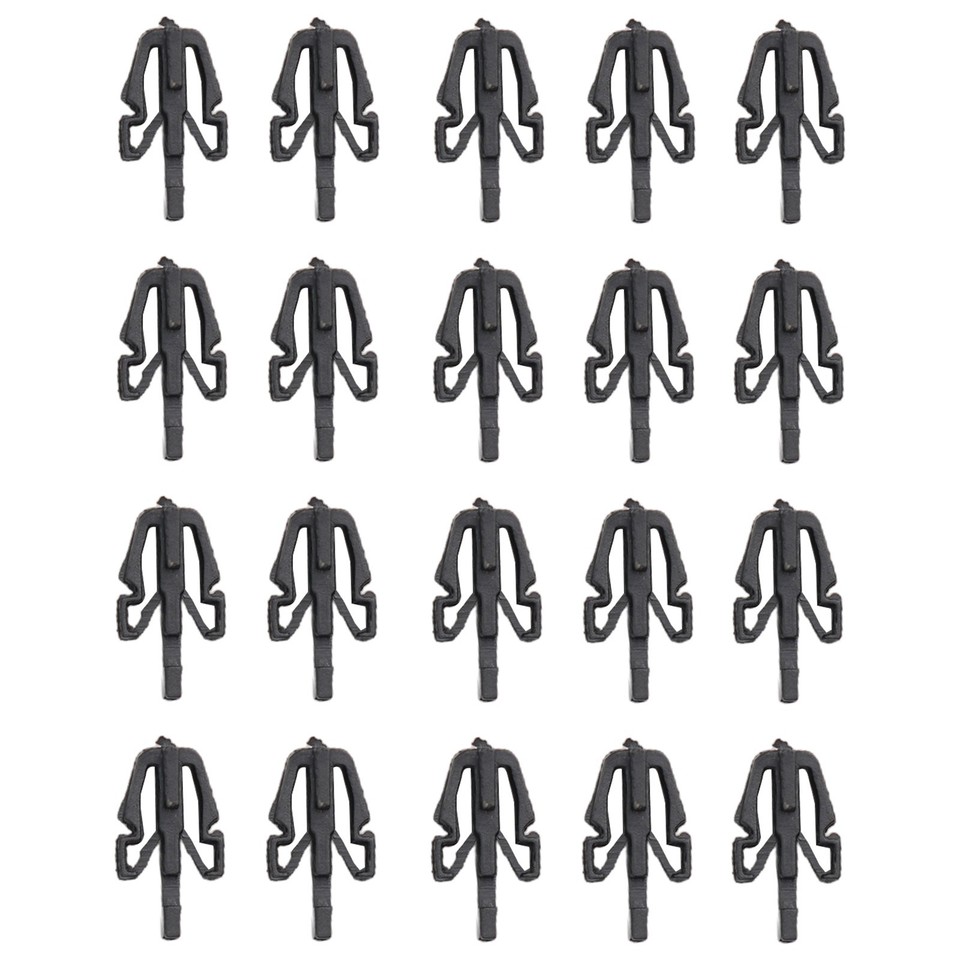 High Quality Material Front Grille Clip 20pcs 13mm Nylon 20pcs Black ...