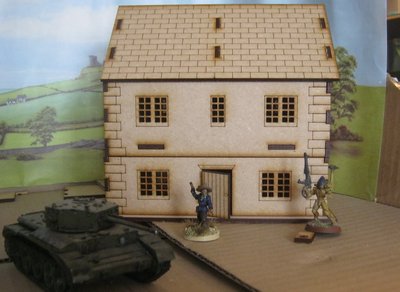 28mm House Laser Cut MDF Building Scenery Modular Infinity Bolt Action ...