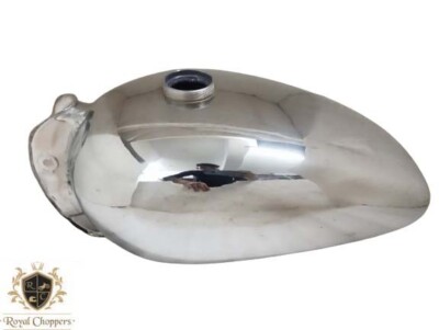 FIT FOR ROYAL ENFIELD TRIALS CHROME STEEL FUEL TANK | eBay
