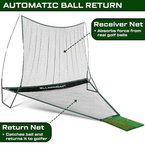 Automatic Ball Return Golf Net for Backyard Driving - - Golf Driving ...