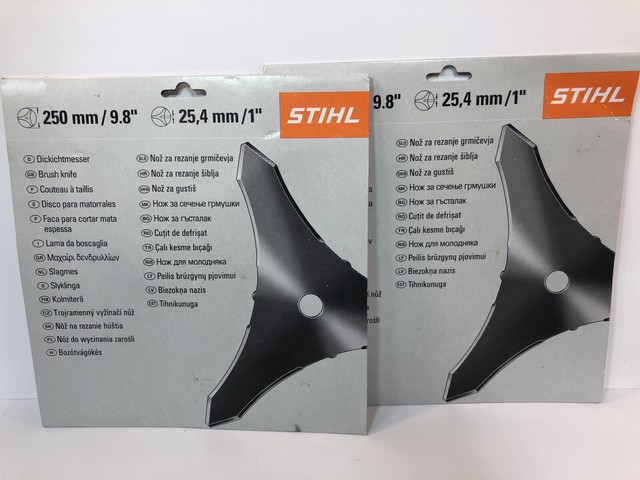 Stihl 4112 713 4100 25 4mm Brush Knife Steel Blade For Sale Online Ebay