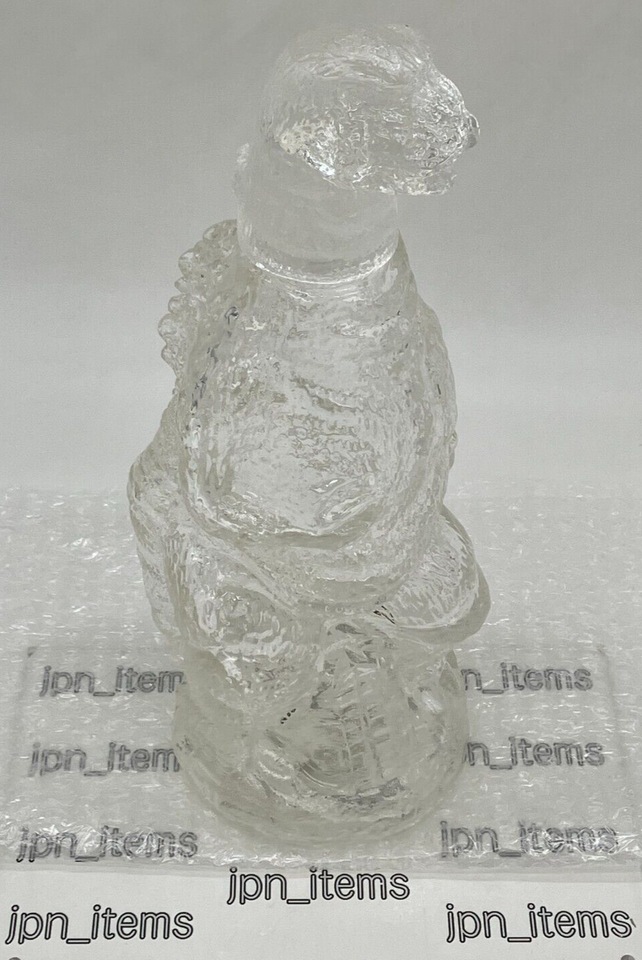 Godzilla Limited Decanter Vintage White Glass Bottle TOHO UNICON 1980s ...