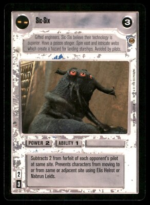 Sic Six Guard Creature Star Wars Light Side Decipher Trading Card TCG ...