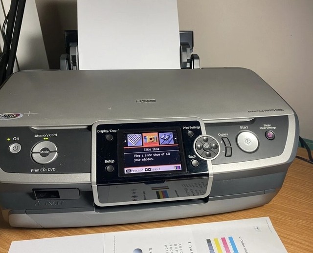 Epson Stylus Photo R380 Digital Inkjet Photo Printer - Black/Silver for ...