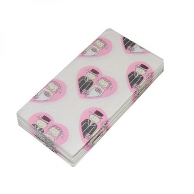 4 Packs of Tissues Tears of Joy Wedding Design Handy Handbag Tissues ...