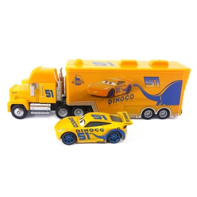Disney Pixar Cars NO.51 DiNOco Cruz Ramirez Hauler Truck + Mini Car 1: ...