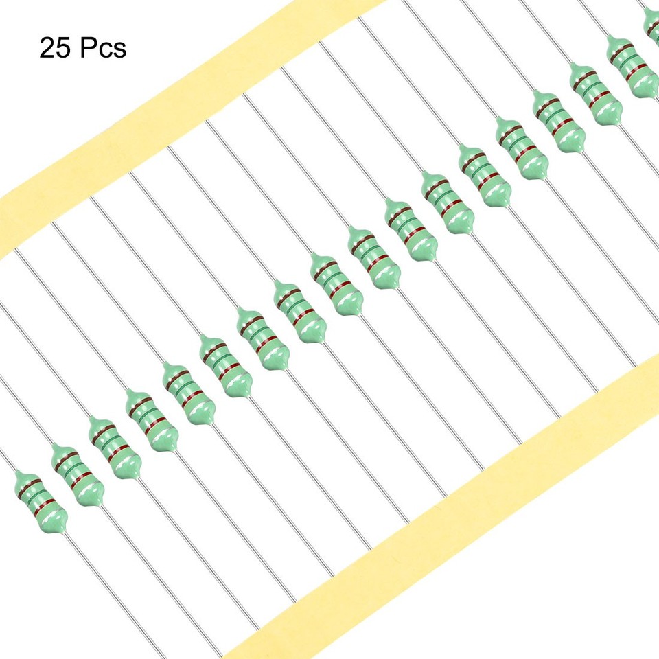 25Pcs 0510 Color Ring Inductor 1500uH 1W Axial RF Choke Coil Inductor ...