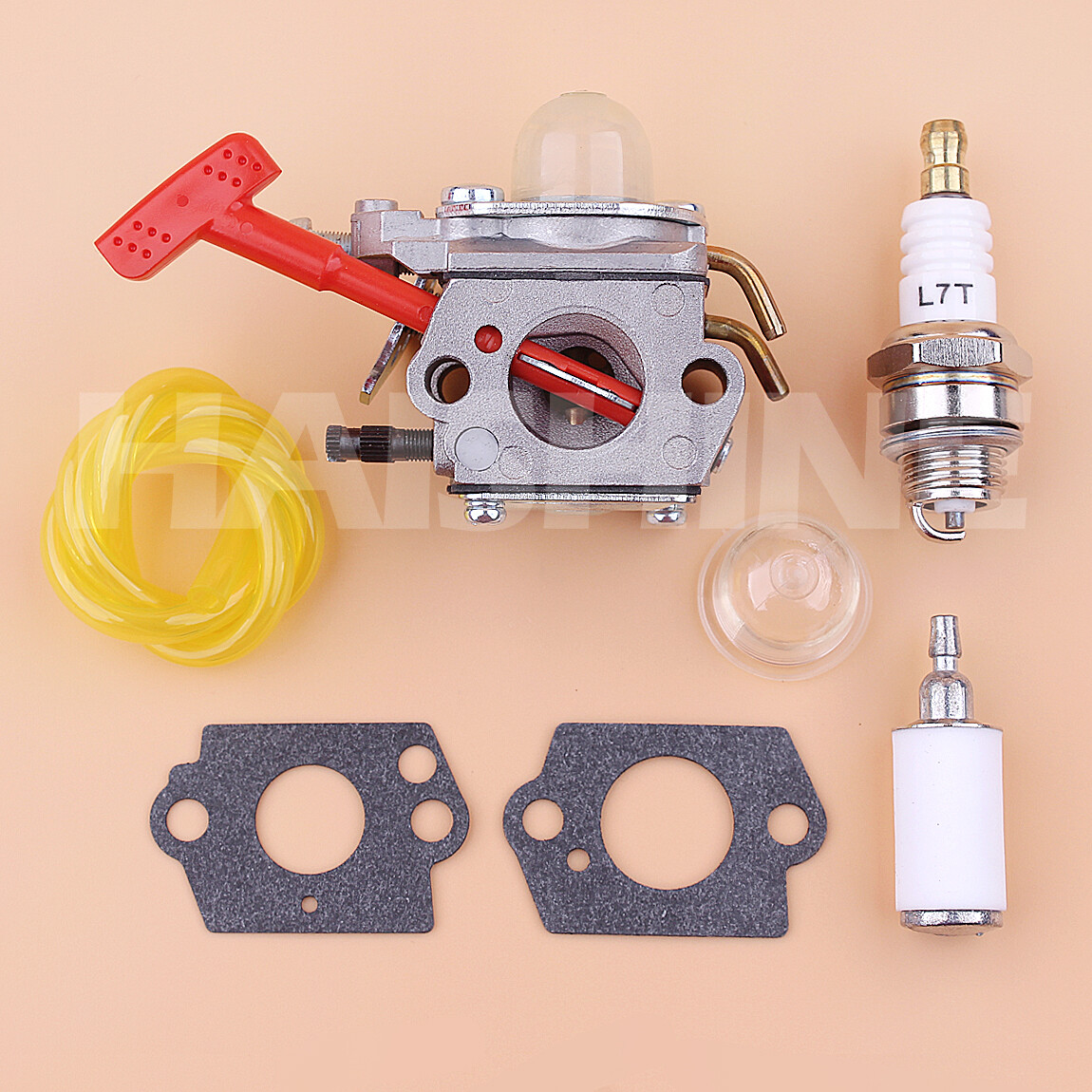 Carburetor Kit For Homelite PLT3400 PBC3600 Zama C1U-H39 Blower Trimmer ...
