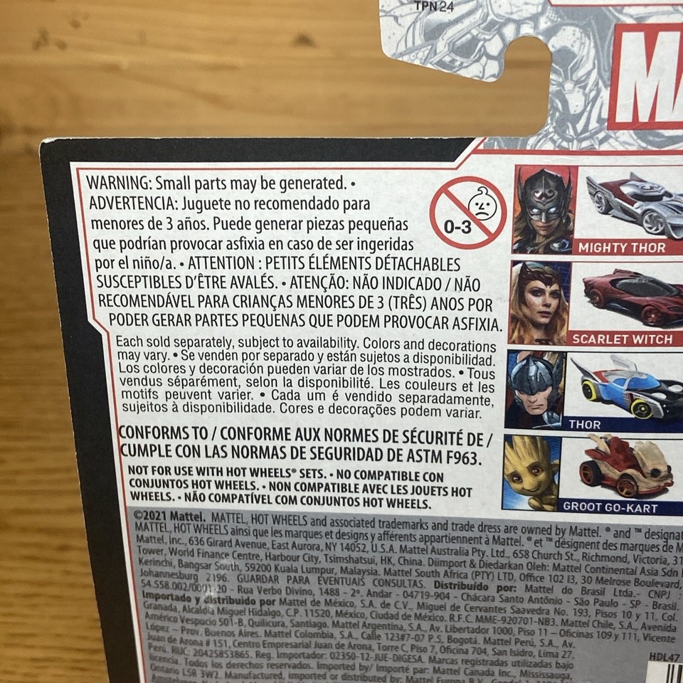 Hot Wheels Character Cars Thor Love and Thunder Mighty Thor #1/7 | eBay