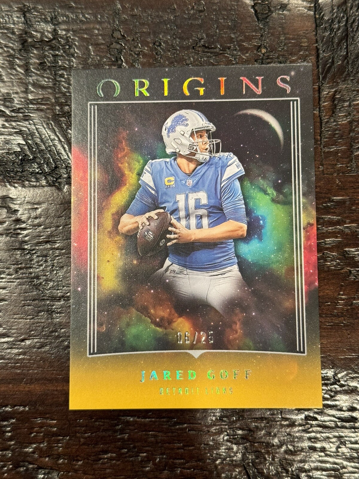 Jared Goff 2023 Origins Gold Parallel /25 Detroit Lions SSP 🔥 | eBay