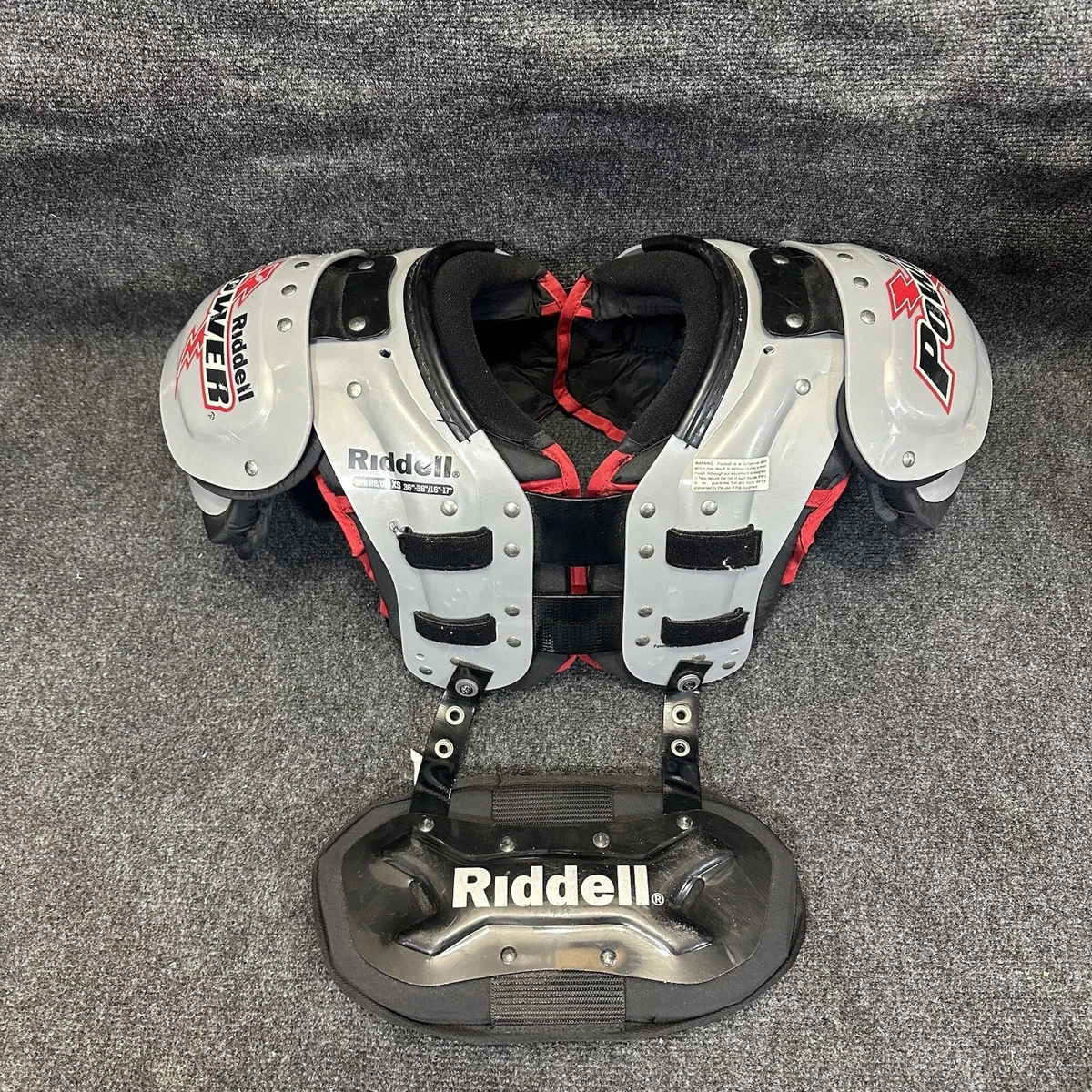 Placa Trasera Riddell Varsity