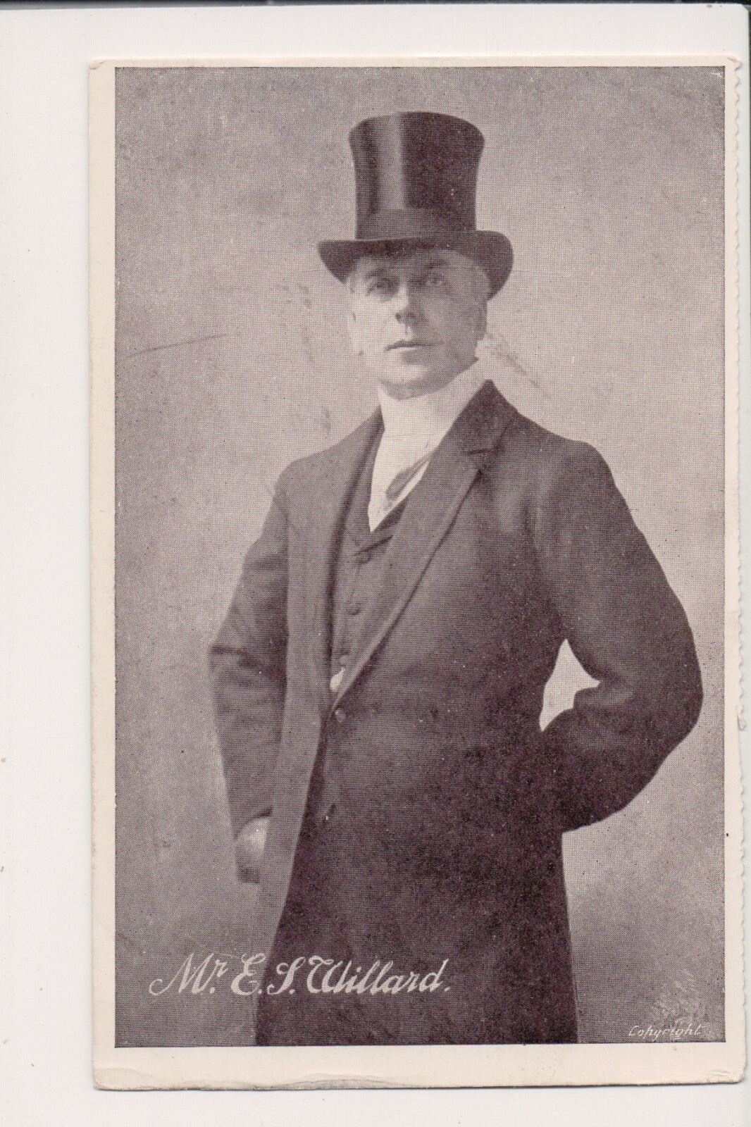 Vintage Postcard Edward Smith Willard AKA E. S. Willard, was an English ...