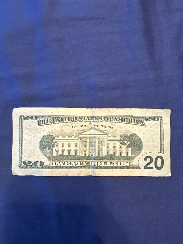 fancy serial number 20 dollar bill Binary | eBay