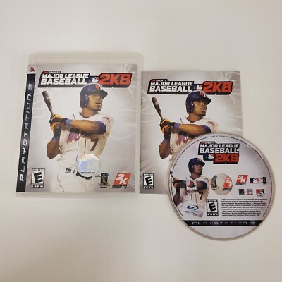 Major League Baseball 2K8 PS3 PlayStation 3 Complete w/ Manual MLB | eBay