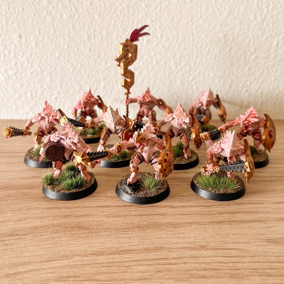 Warhammer Age Of Sigmar - Painted Seraphon Lizardmen Army - (217) | eBay