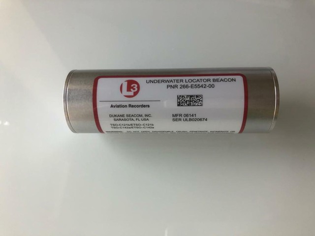 L3 1650003 90-DAY BEACON UNDERWATER LOCATOR DEVICE 266-E5542-00 ...