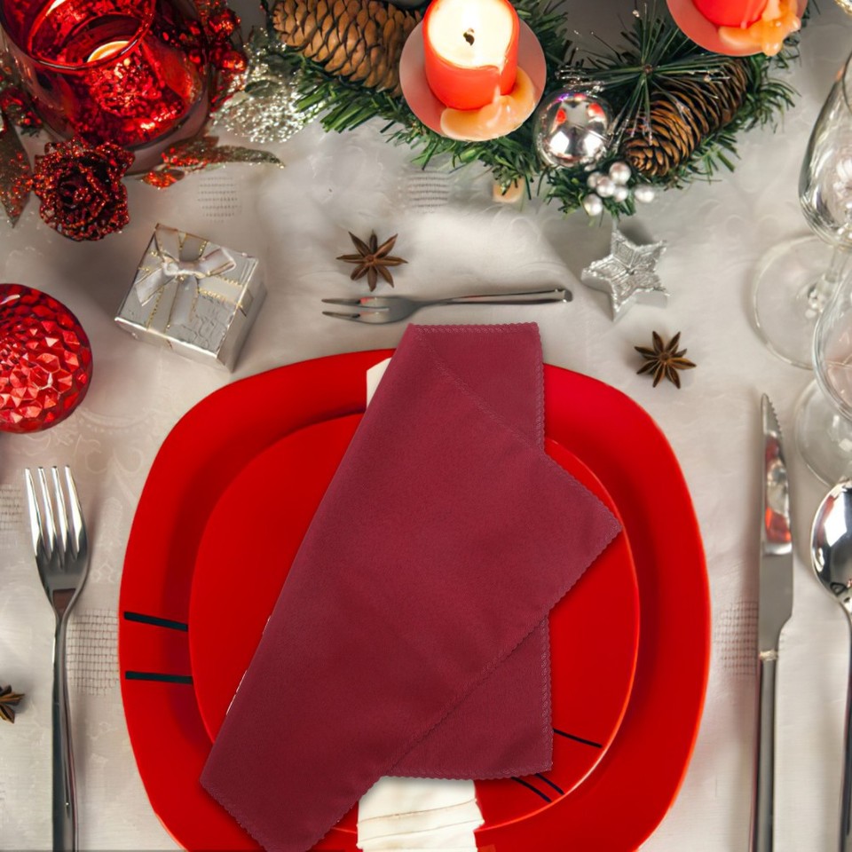 10pcs Wedding Napkin Cloth Table Napkins Wedding Serviettes Multi-use ...