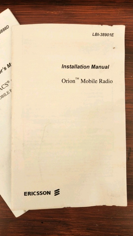 ORION MOBILE RADIO ERICCSON 440-470MHz Edacs Scan - NOS | eBay