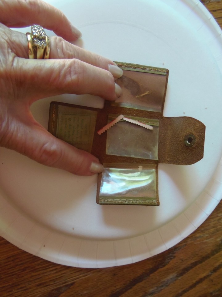 Vintage Leather Postage Stamp Keeper | eBay