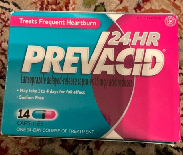 Prevacid 24HR 15mg Heartburn Relief Capsules - 14 Count for sale online ...