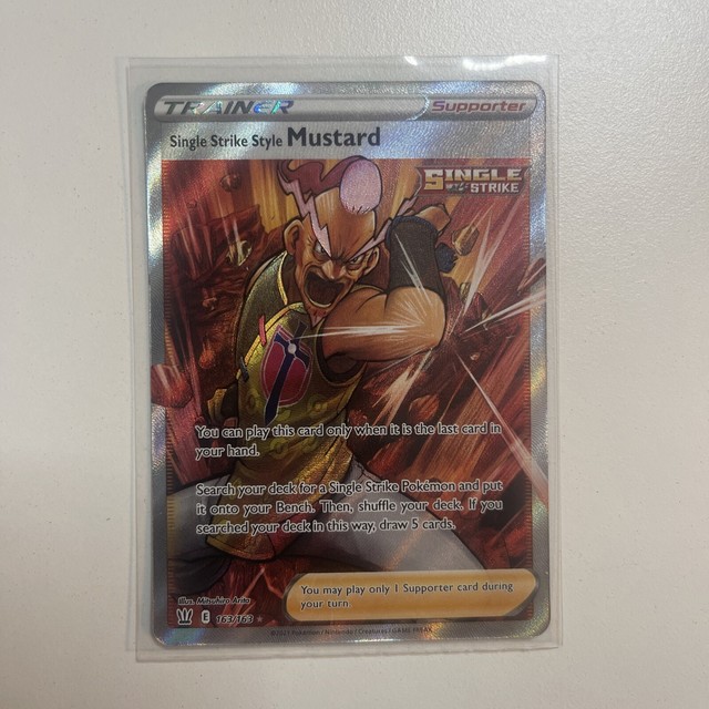Pokémon TCG Single Strike Style Mustard Sword & Shield - Battle Styles ...