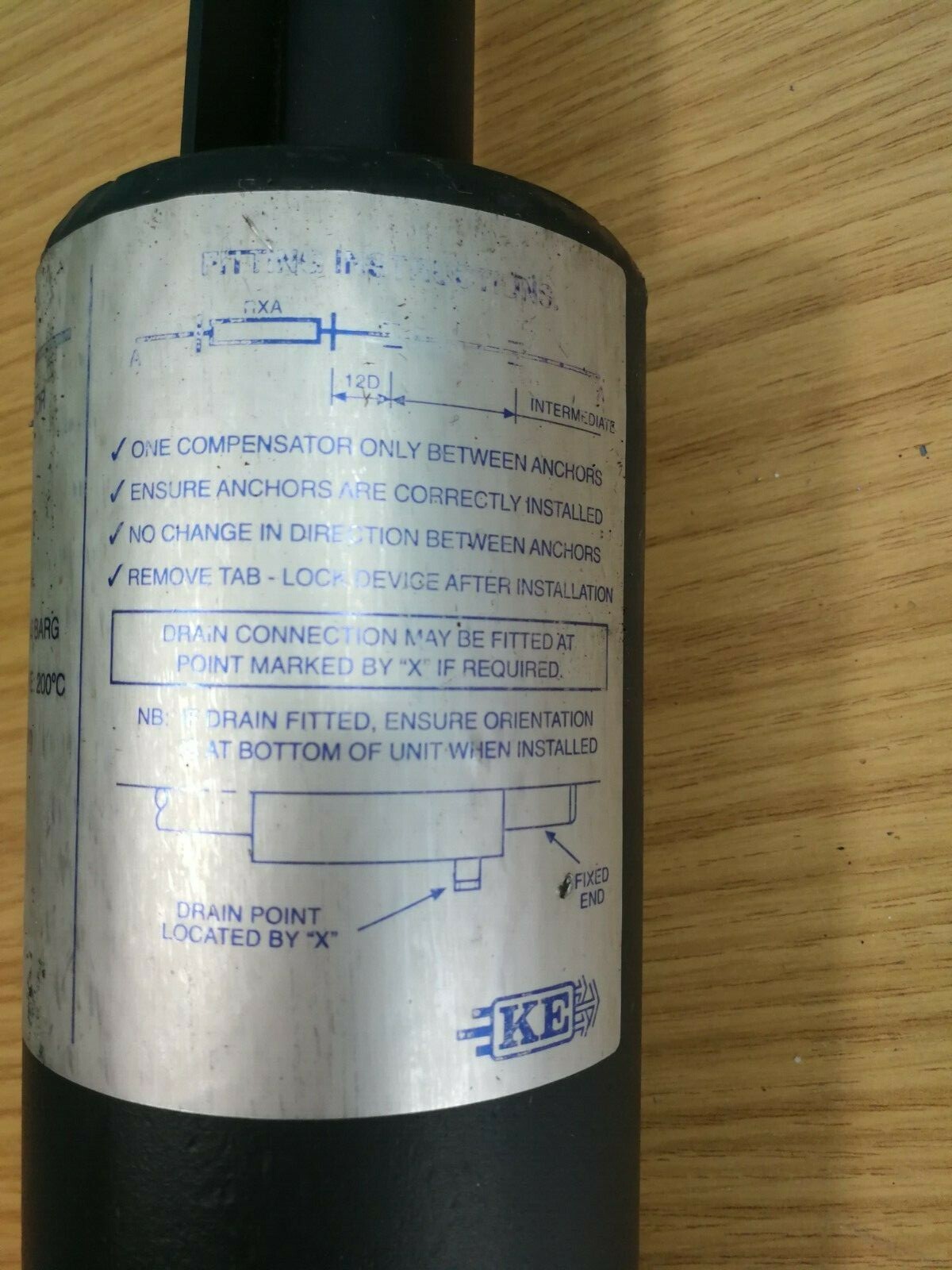 KE Burgmann 25mm Bore Axial Compensator Expansion Joint Type RXA | eBay UK