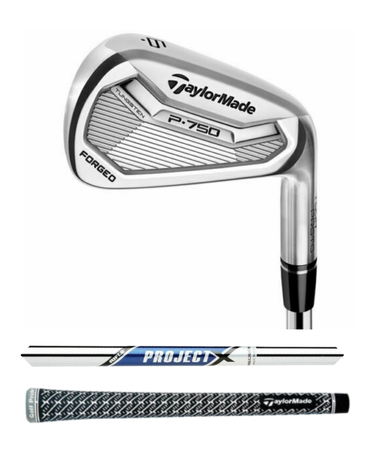 TaylorMade P750 #3 Iron, Project X Rifle Precision Flighted 6.5 Flex ...