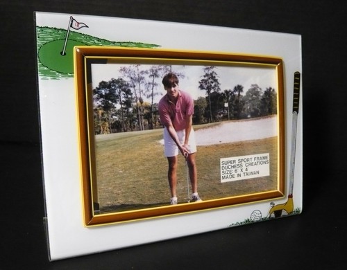 LOT OF 2. Horizontal 4 x 6 ACRYLIC Photo Frames Sport GOLF. NEW | eBay