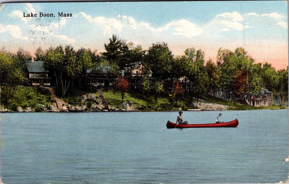 GOLDPATH: US POSTCARD 1914, LAKE BOON, MASS CV807_P22 | eBay