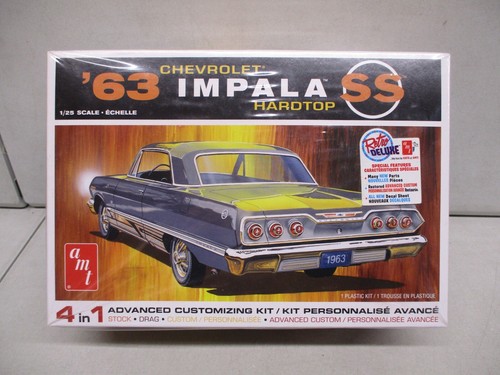 AMT Retro Deluxe 1963 Chevrolet Impala Hardtop 1/25 | eBay