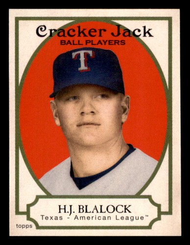 2005 Topps Cracker Jack - Hank Blalock #165 Mini Stickers for sale ...