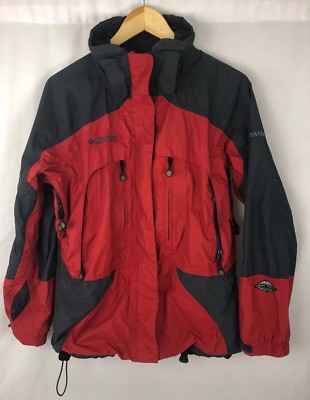 Columbia Sportswear TITANIUM Waterproof Breathable Jacket Red Coat ...