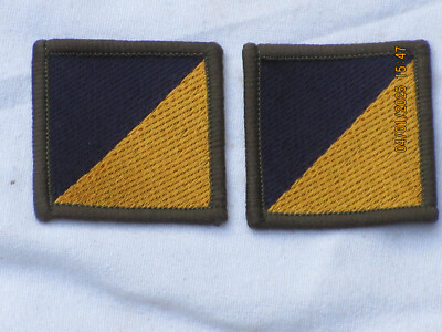 2x Royal Logistic Corps , RLC,TRF, Patch ,Abzeichen,blau/gelb | eBay.de
