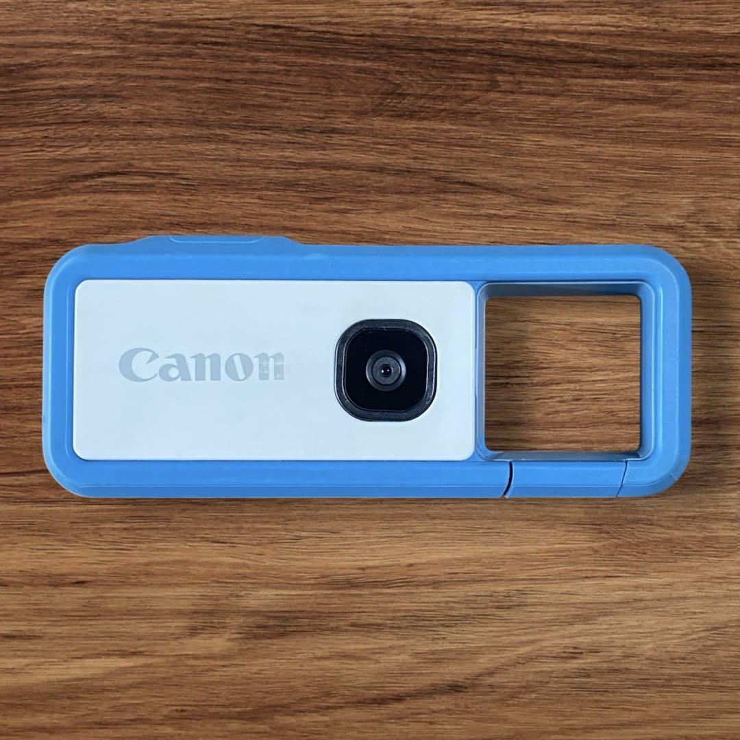 Canon Inspic Rec FV-100 Asobi Camera Body Digital Toy Blue w Canon Inspic Rec FV-100 Asobi Camera Body Digital Toy Blue w
