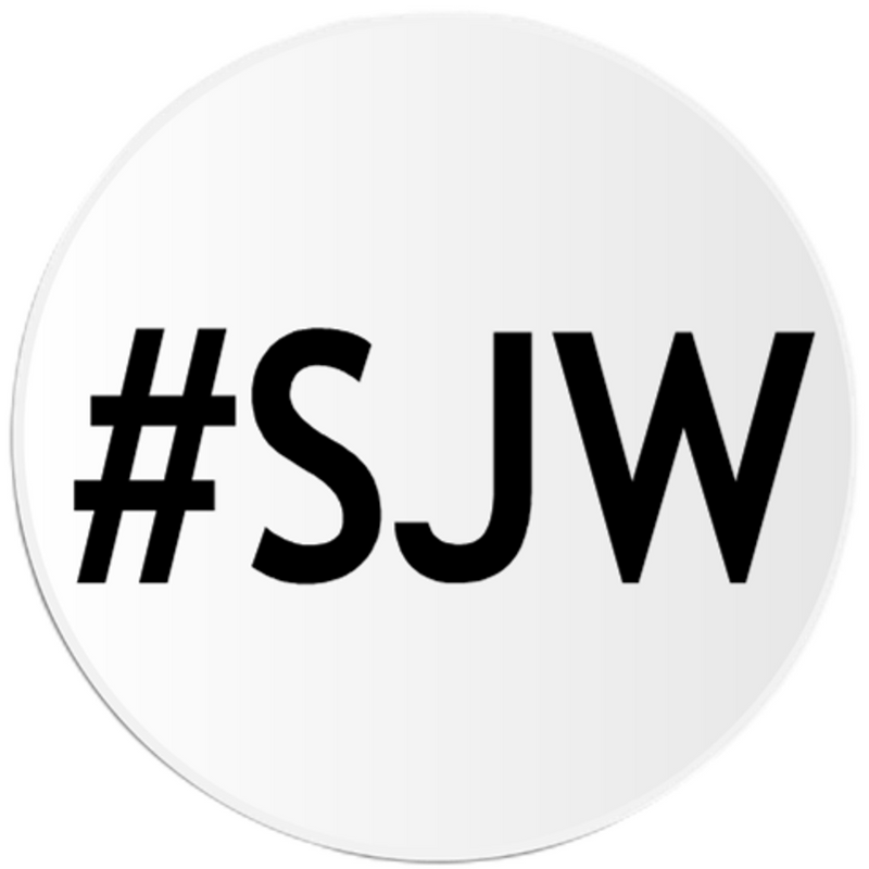 #SJW Hashtag Social Justice Warrior - 100 Pack Circle Stickers 3 Inch ...