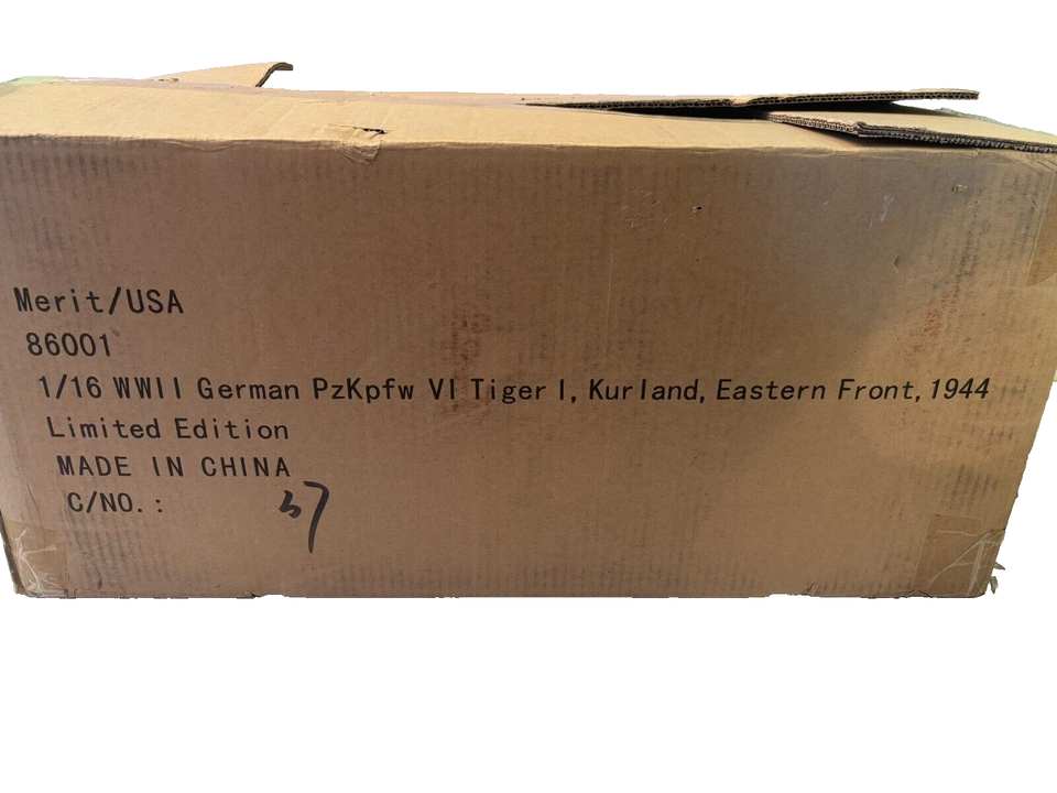 Merit International 1:16 scale German PzKpfw VI Tiger 1 Tank - NIB | eBay