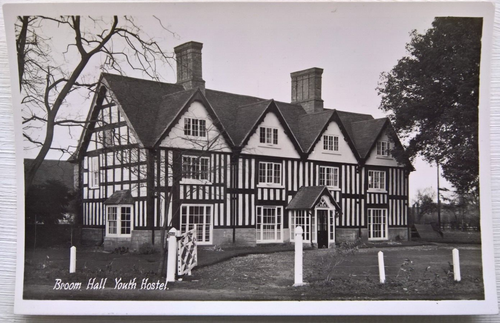 Broom Hall Youth Hostel, Alcester, Warwickshire. Daniels Real Photo ...