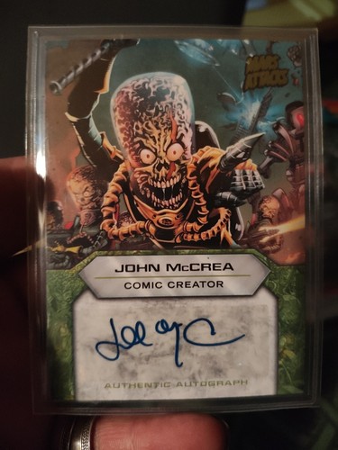 2013 Topps Mars Attack Invasion Comic Creator AUTO/Autograph Card ...